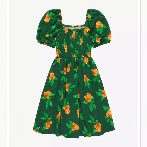 Boxlunch | Dresses | Her Universe Disney Minnie Mouse Orange Allover ...